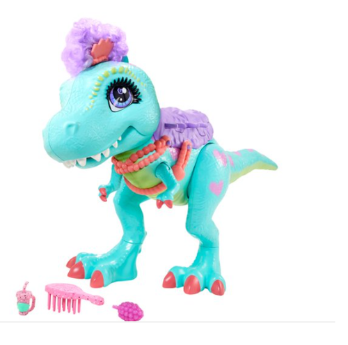 CAVE CLUB Tyrasaurus T-Rex 12" Dinosaur Saddle & Accessories Dolls Can ...