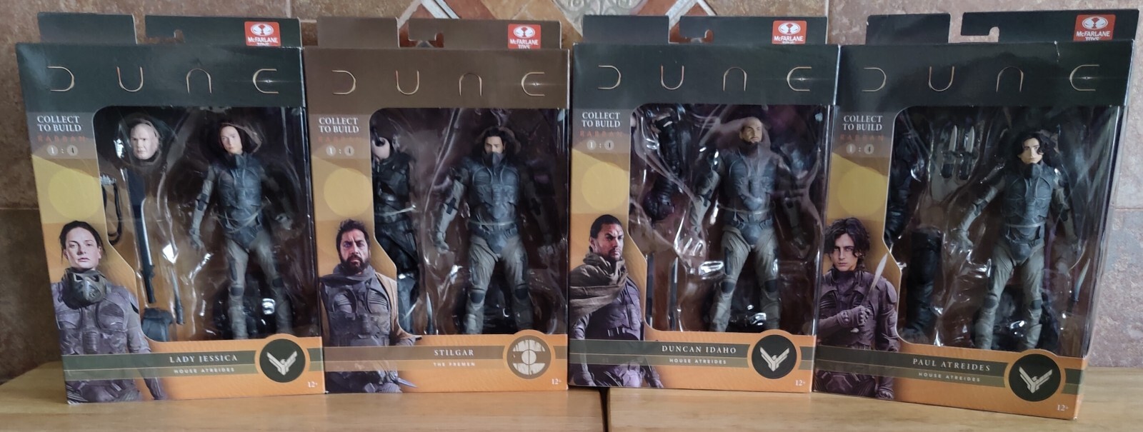 NEW McFarlane Dune Complete Set of 5 figures with Bonus Build-a-Figure ...