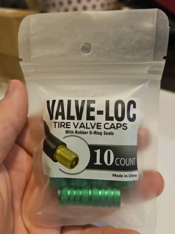 Wholesale Lot Of 10 Packs Valve-Loc Tire Valve Caps 10-Pack With Rubber ...