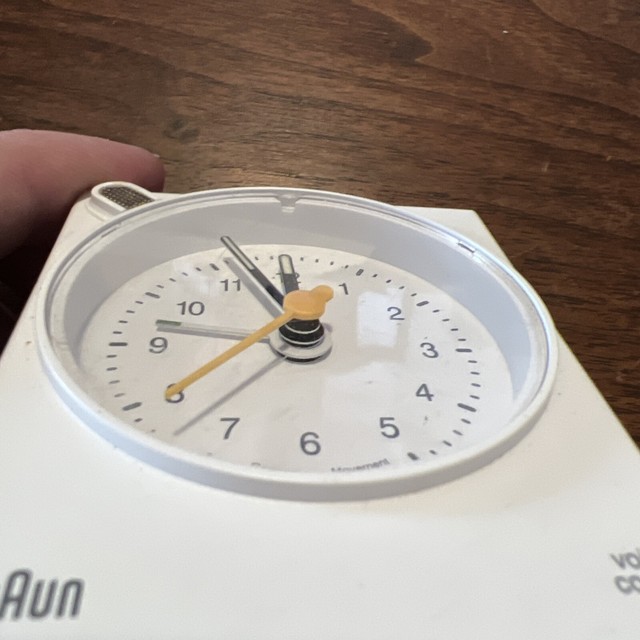 BNC004WHWH Braun Voice Control Alarm Clock - White for sale online | eBay