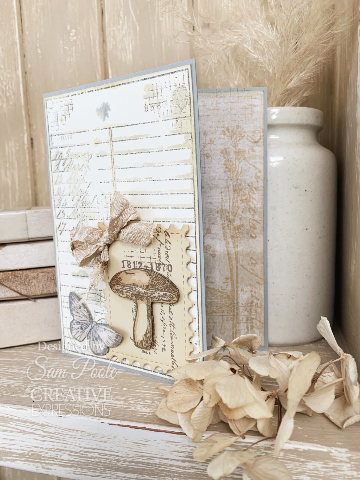 Creative Expressions Sam Poole Shabby Botanical Unmounted Clear A5 ...