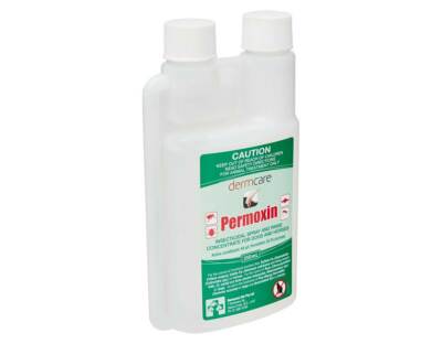 Permoxin Tick/Flea/Flies Biting Insect Spray Rinse Concentrate 250ml ...