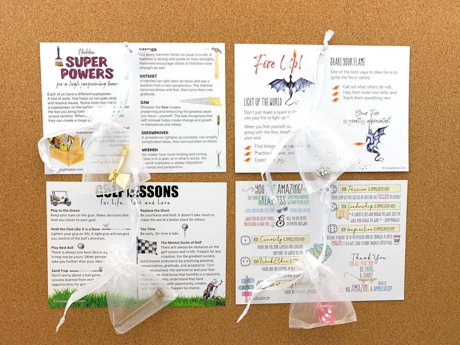 Smiling Wisdom Empowering Encouraging Employee Appreciation 40 Cards ...