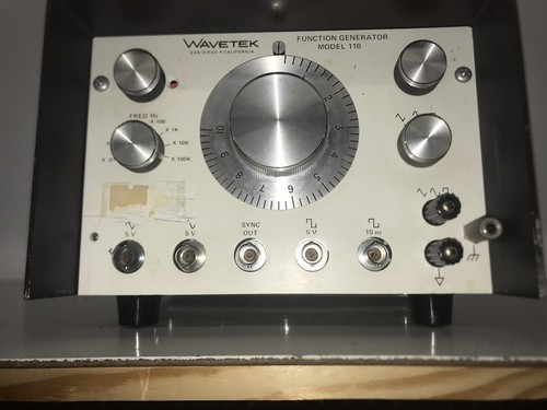 Vintage Wavetek Model 110 Function Generator. Good Physical Condition ...