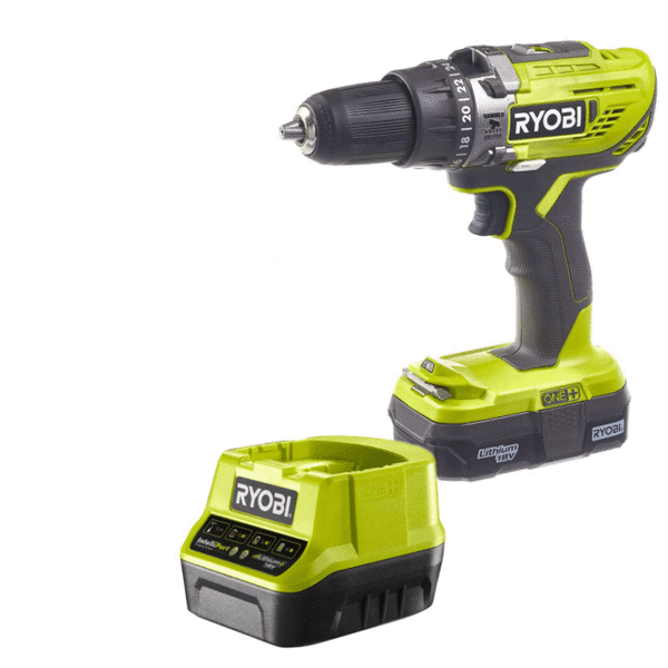 Ryobi One PLUS 18V Cordless Percussion Drill (R18PD3-113G) for sale ...