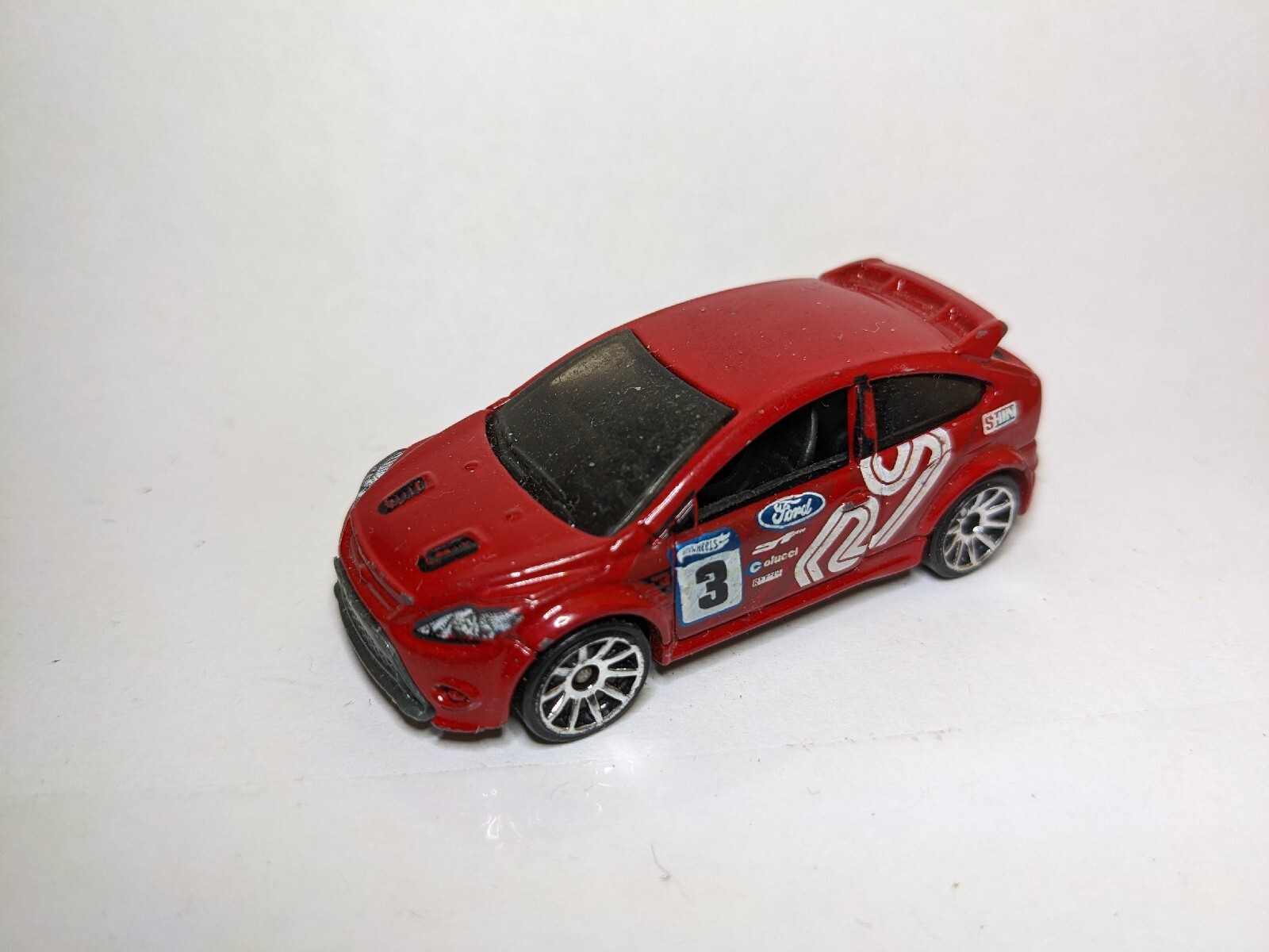 Hot Wheels Ford Focus RS Mattel Die Cast Red Rally Car | eBay