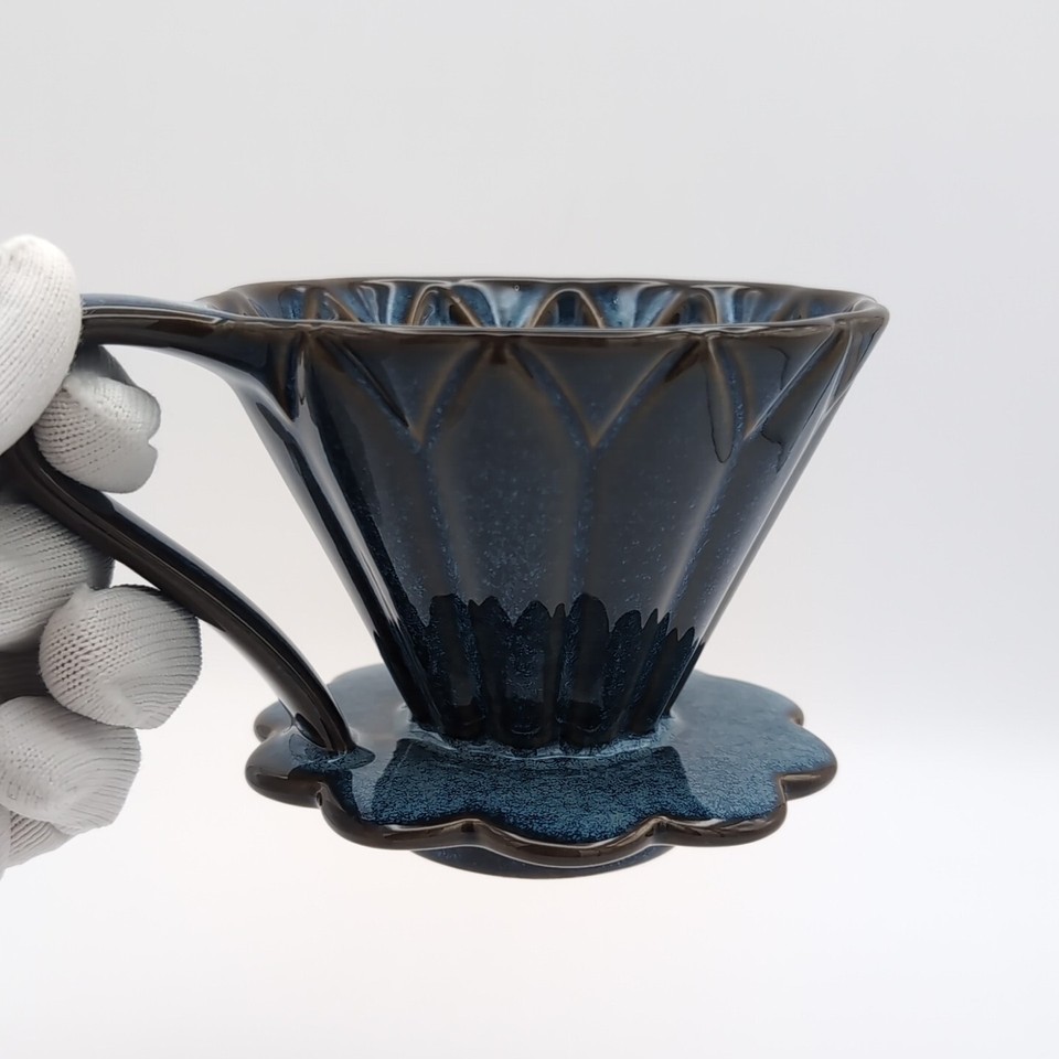 Aroplor 01 Ceramic Pour Over Coffee Dripper Cone 60 Angle Ceramic ...