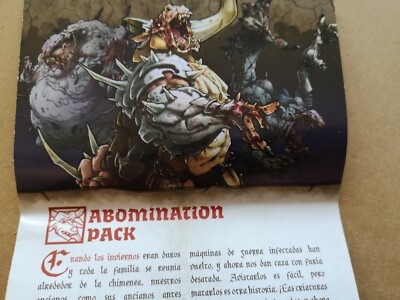 ABOMINATION PACK/ NORMAS DE JUEGOS ESPANOL/ ZOMBICIDE BLACK PLAGUE G01 | eBay