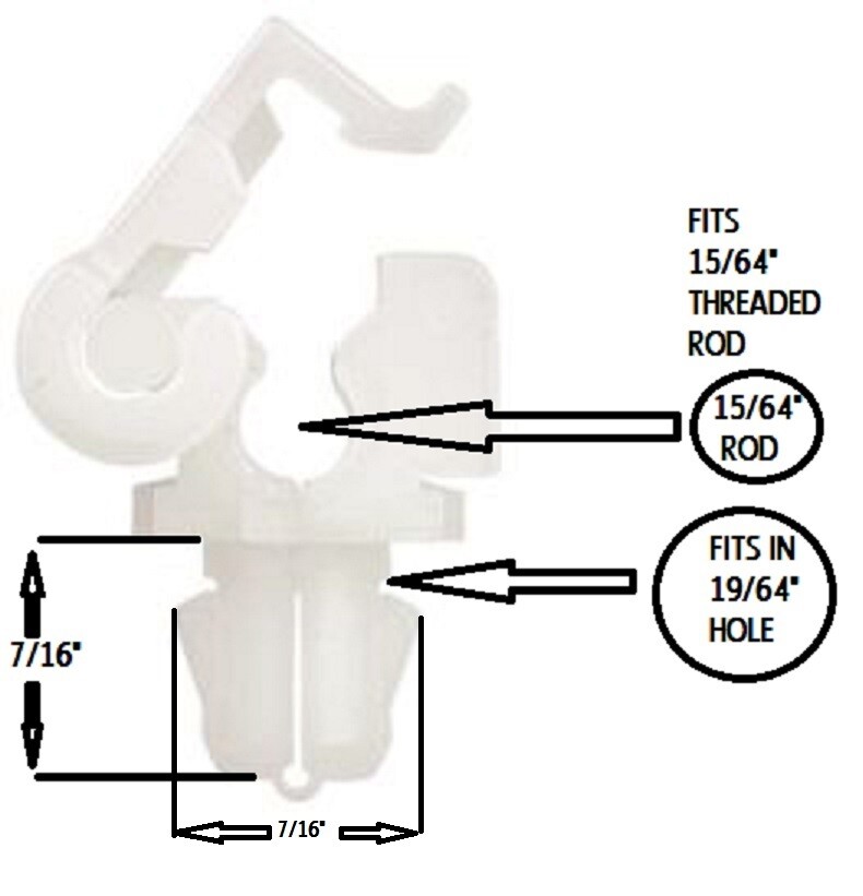 FORD F series Ranger & Mazda B series TAILGATE RETAINER CLIPS 86 UP 1 ...