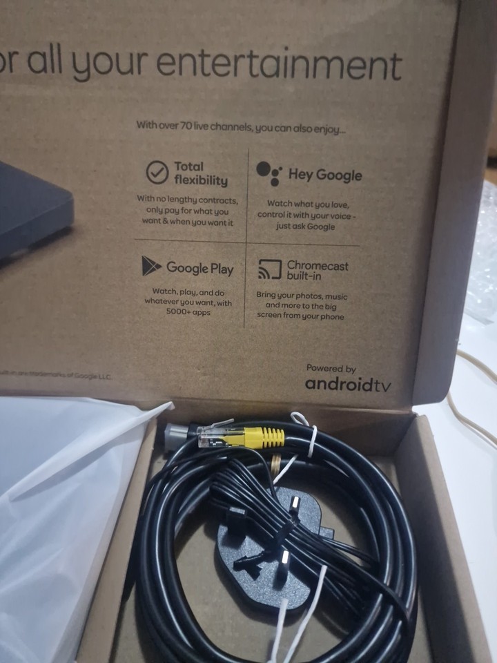 Technicolor 4K Youview Android TV Box UZW4054TTG UHD TalkTalk | eBay