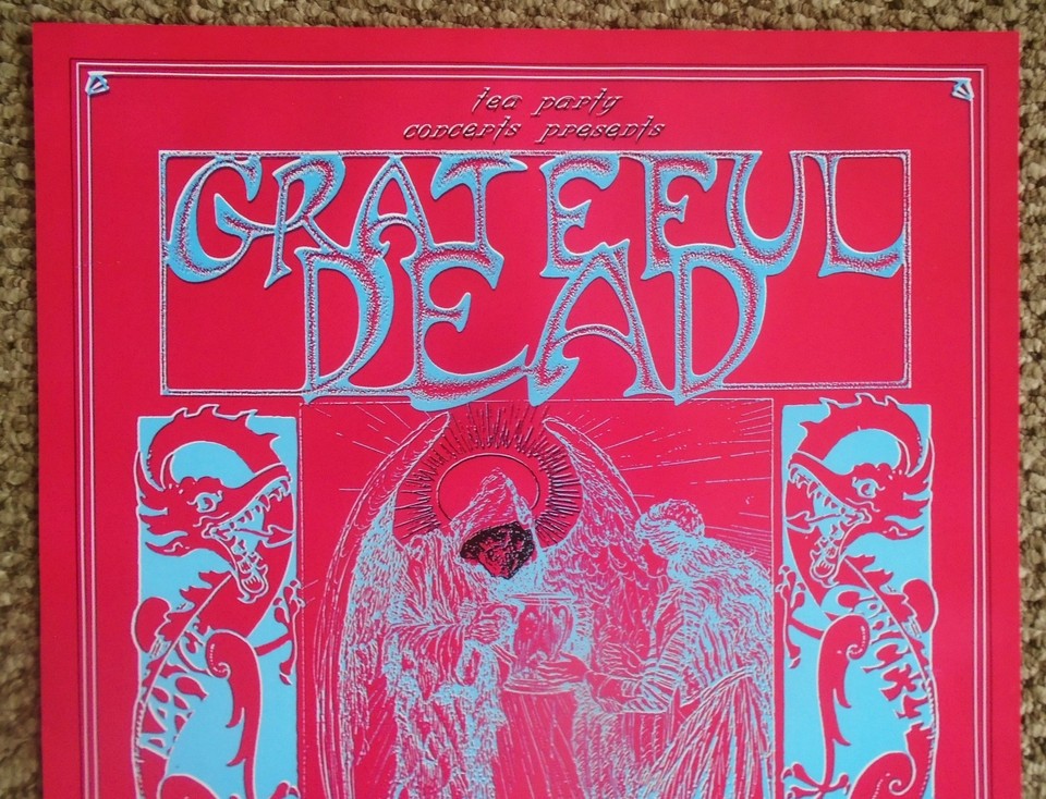 ORIGINAL CONCERT POSTER_GRATEFUL DEAD AT THE CENTRUM_WOPCESTER MASS-4-7 ...
