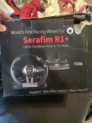 Serafim R1+ Racing Wheel - Comp. w/ Xbox ONE, PS4, PS3, Switch, PC, iOS ...