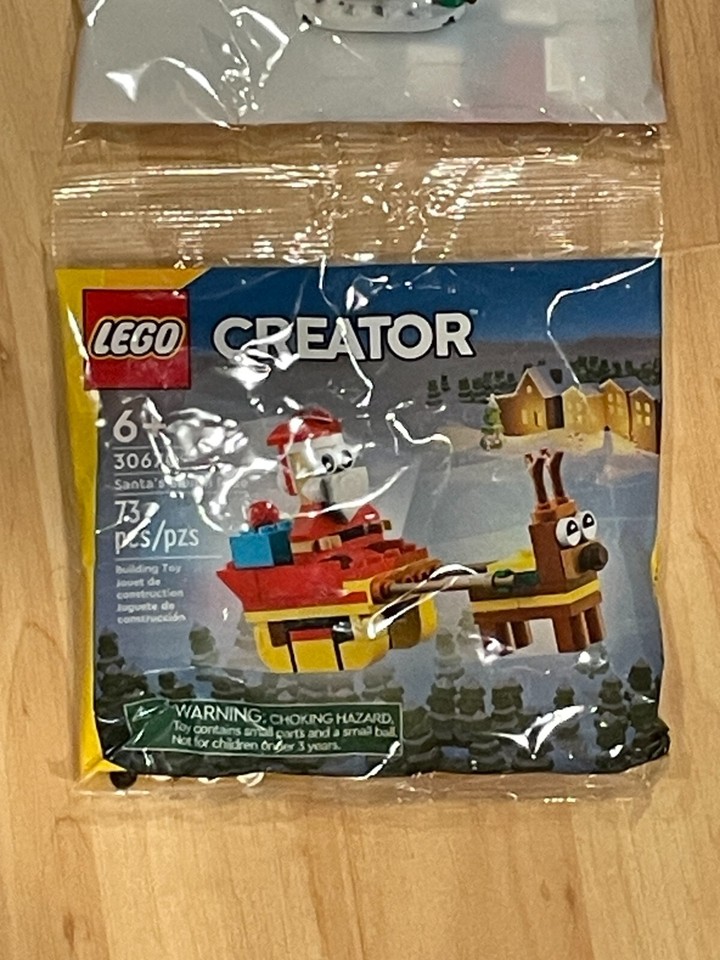 LEGO CREATOR 30670 & 30645 Santa's Sleigh Ride Snowman NEW | eBay