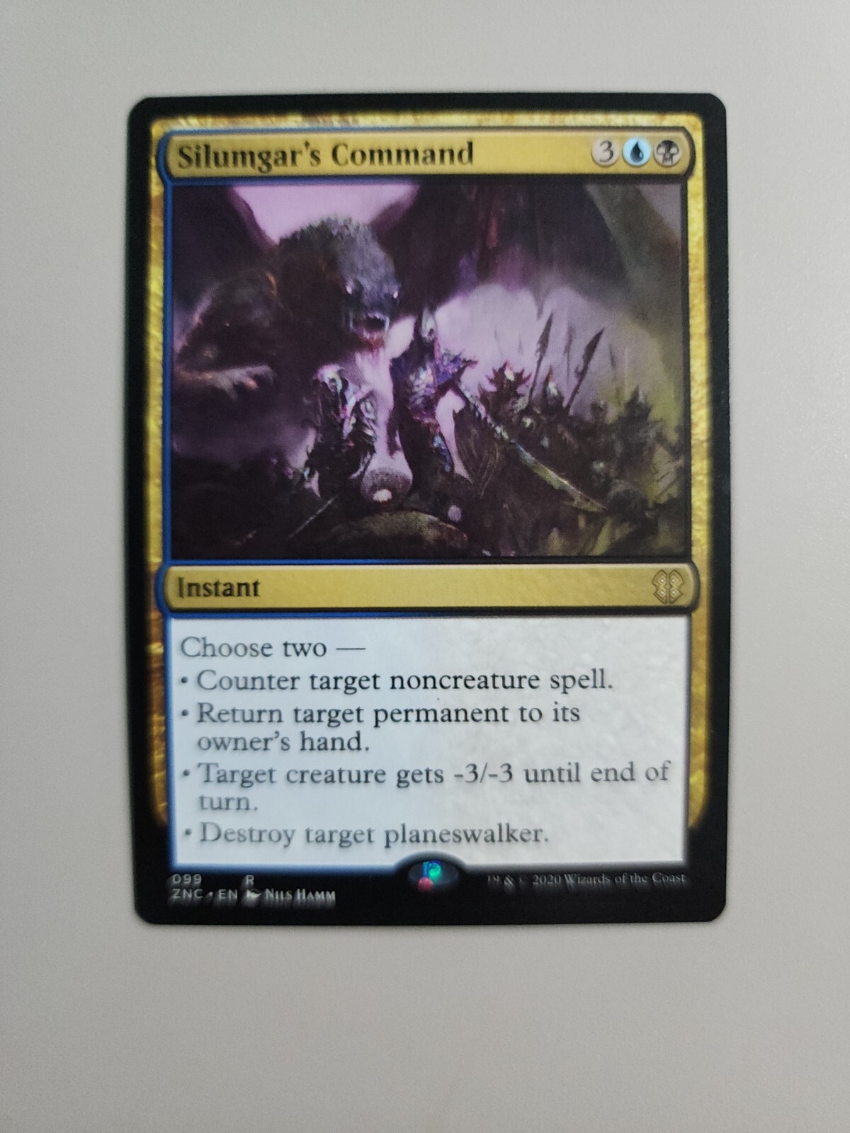 MTG Silumgar's Command Commander: Zendikar Rising 099 Regular Rare | eBay