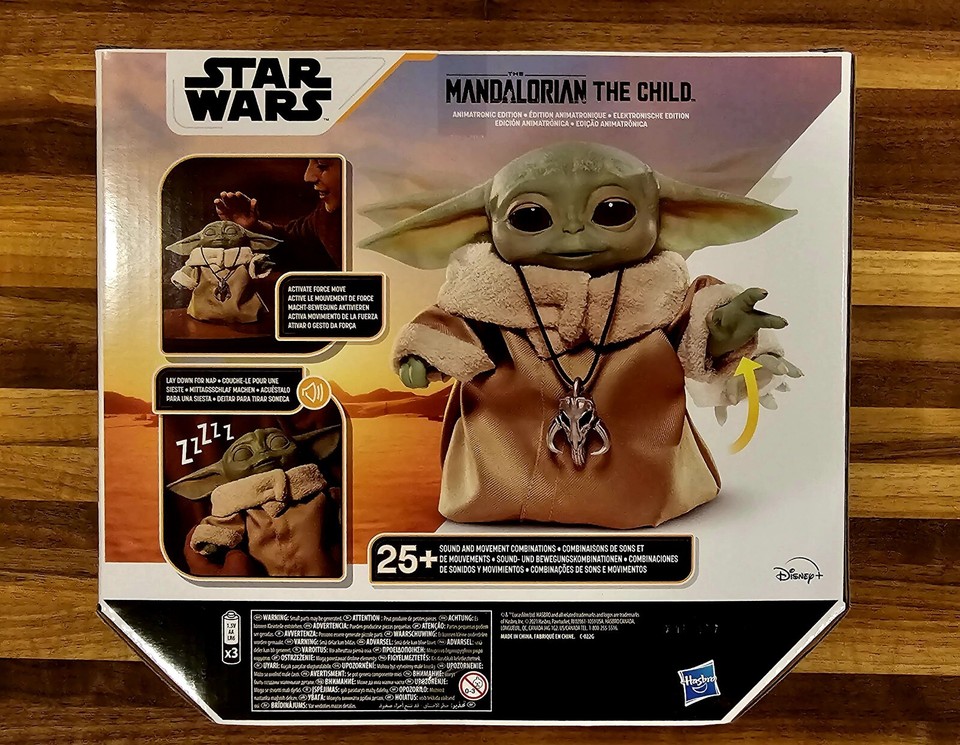 Star Wars Mandalorian The Child Grogu Sound & Motion Figure BRAND NEW ...