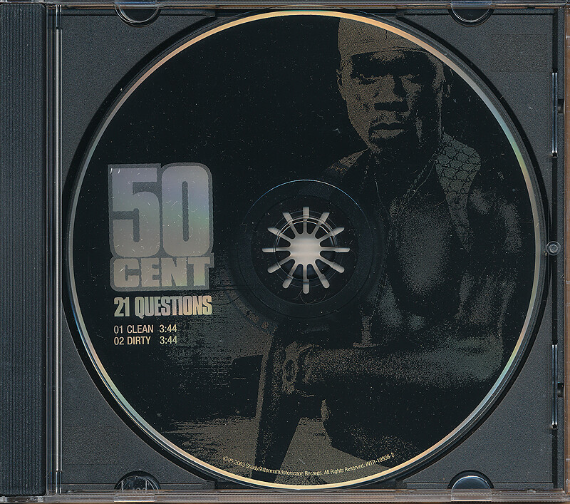 50 Cent - 21 Questions RARE promo CD single w/ clean & dirty versions ...