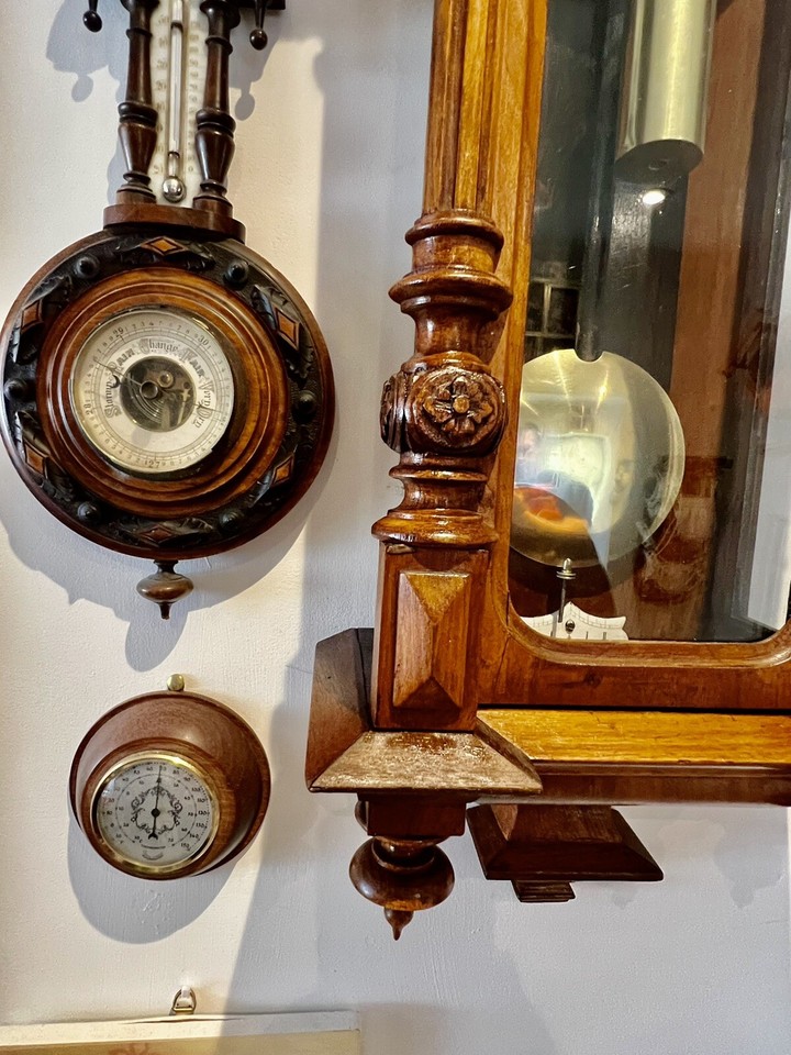 1850 Beautiful Mini Austrian Early Vienna Carved Solid Walnut One ...