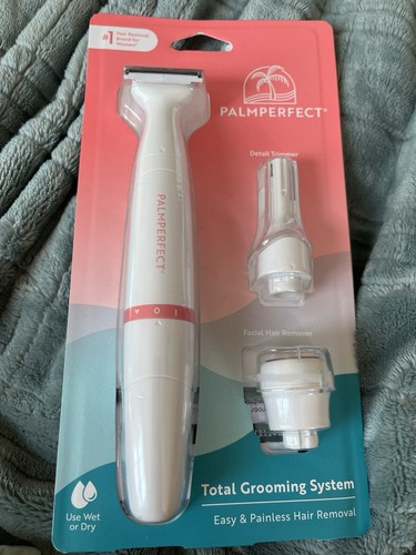 Hair Removal Palm Perfect Total Grooming System Use Wet Or Dry Painless ...