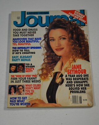 Ladies' Home Journal June 1993, Jane Seymour, Whoopi Goldberg ...