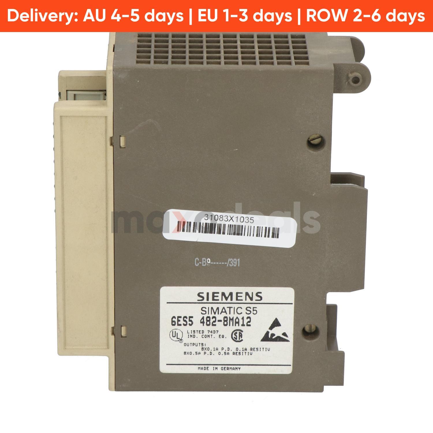Siemens 6ES5482-8MA12 Digital In/Out Module Used UMP | eBay