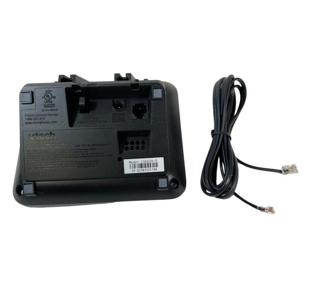 V-Tech CS6629-3 Cordless Telephone Base Unit DC 6V 400mA | eBay