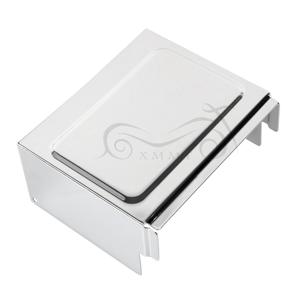 Chrome Battery Top + Side Cover For Harley Dyna Super Wide Glide Low ...