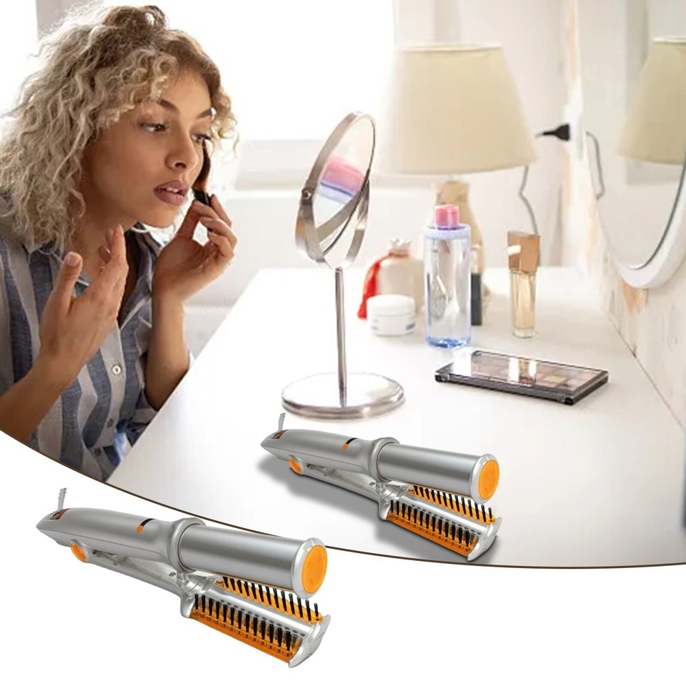 2 In 1 InStyler Hair Straightening Curling Straightener & Curler Styler ...