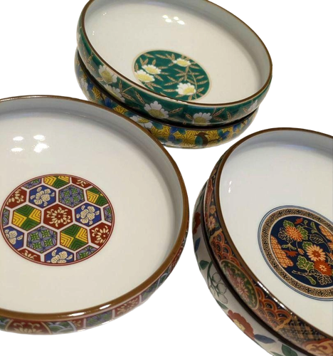 Arita Ware Traditional Japanese Iron Bowls Set of 5 for Dining Kitchen ...