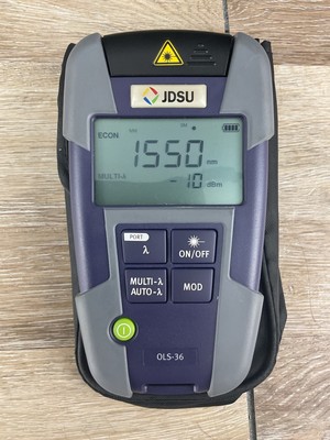 JDSU OLS-36 Fiber Optic Light Source Portable Illuminator Quad Light ...