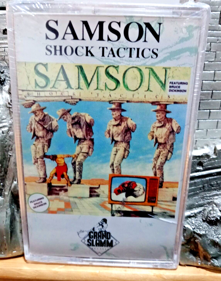 Samson / Bruce Dickinson - Head On + Shock Tactics (2 Cassette Lot) New ...