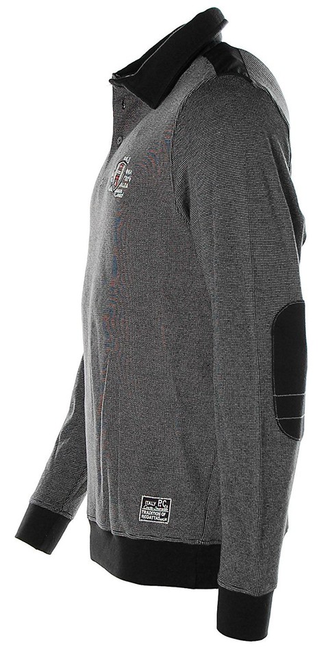 Kitaro Herren Sweatshirt Sweater Polokragen -Porto Cervo- Black M Y2079 ...