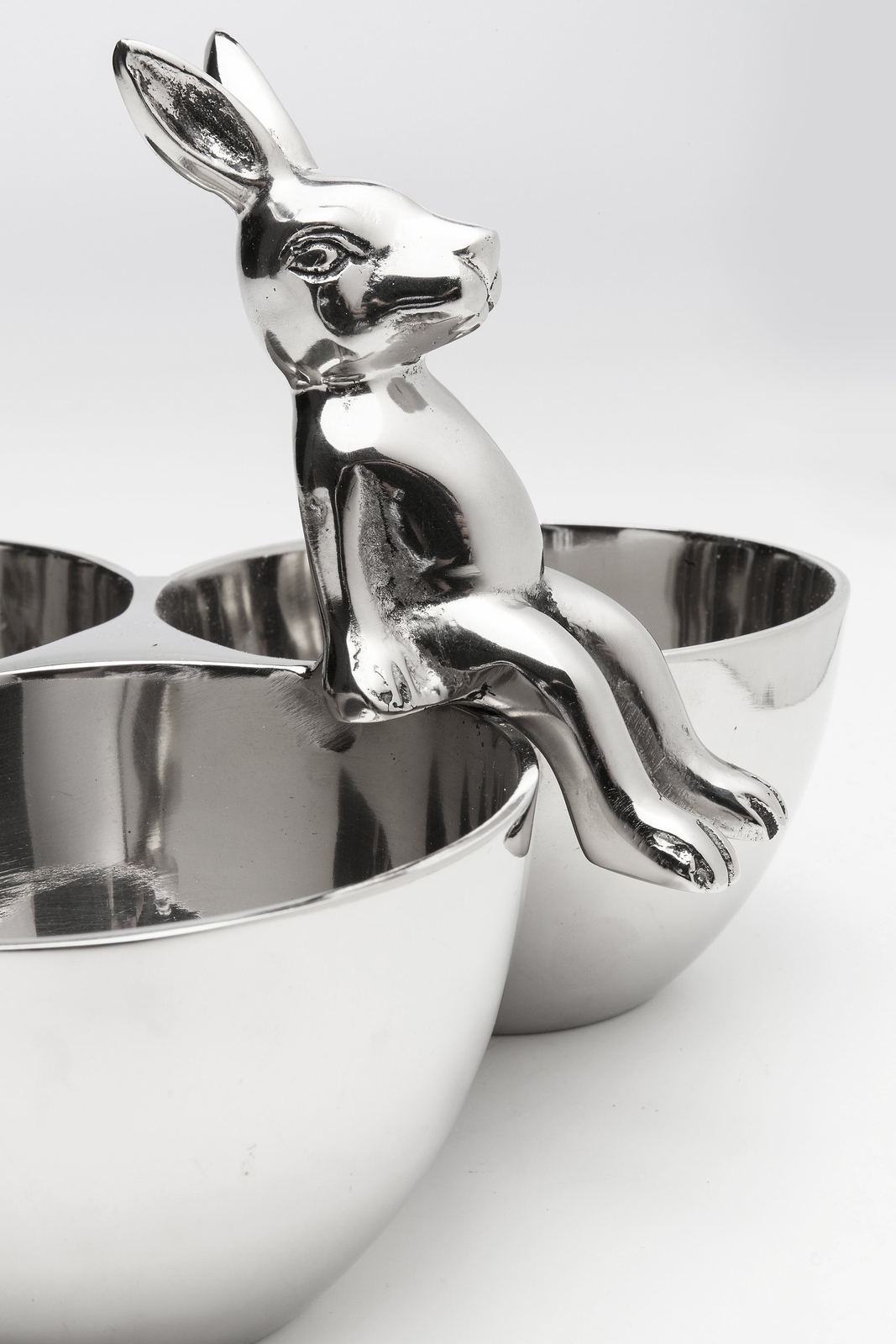 Silver Metal Snack Sweet Dish Dipping Serving Tray Appetizer Bowls ...