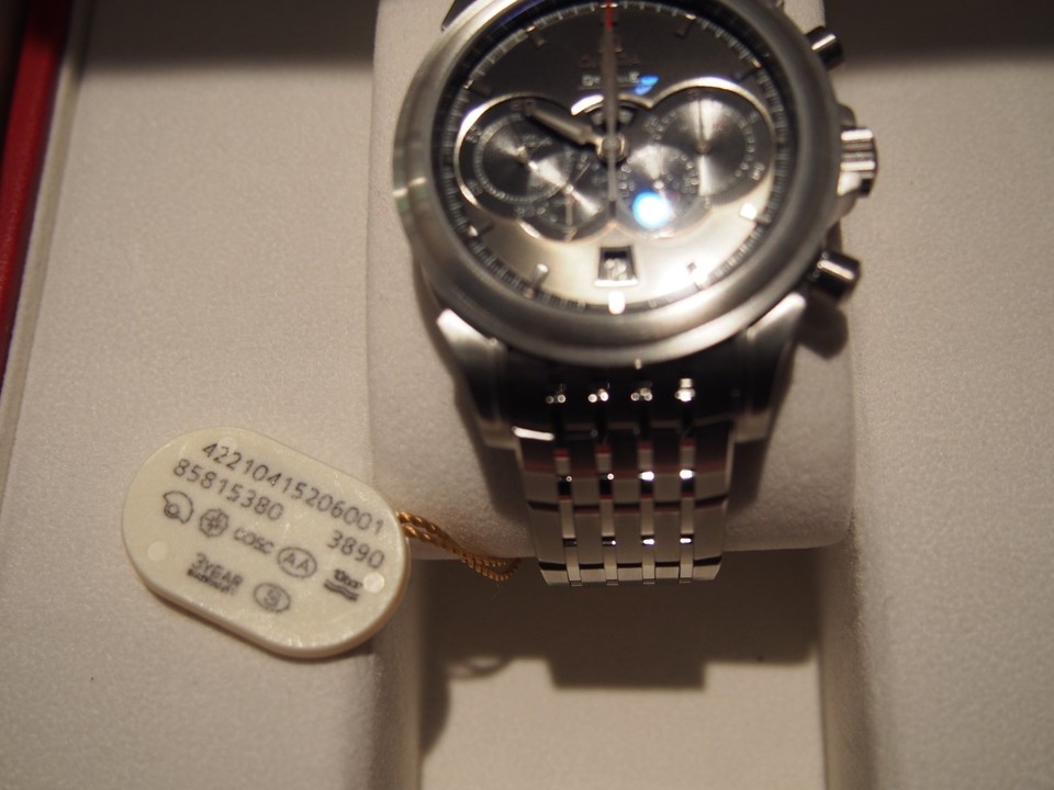 OMEGA DeVille Rattrapante Co-Axial 41 mm Watch 422.10.41.52.06.001 | eBay