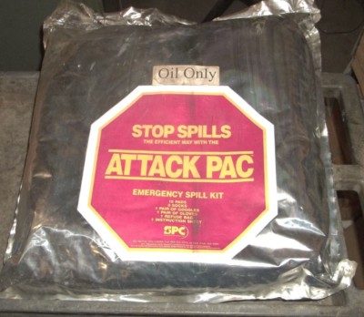 SPC ATTACK PAC EMERGENCY OIL SPILL CLEAN UP KIT (JJ2) | eBay
