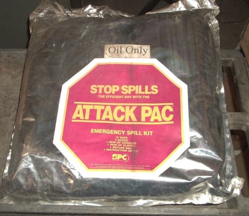 SPC ATTACK PAC EMERGENCY OIL SPILL CLEAN UP KIT (JJ2) | eBay