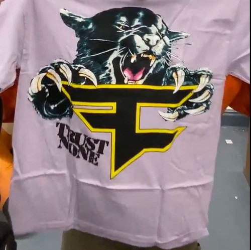 Brand New Faze Clan Trust None Cat Tshirt. Size Large | eBay