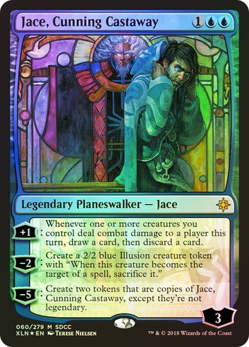 MTG FOIL Jace, Cunning Castaway SDCC 2018 - Promo: General # | eBay