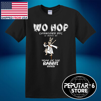 WO HOP RESTAURANT Chinatown Men's Black Size S-5XL | eBay