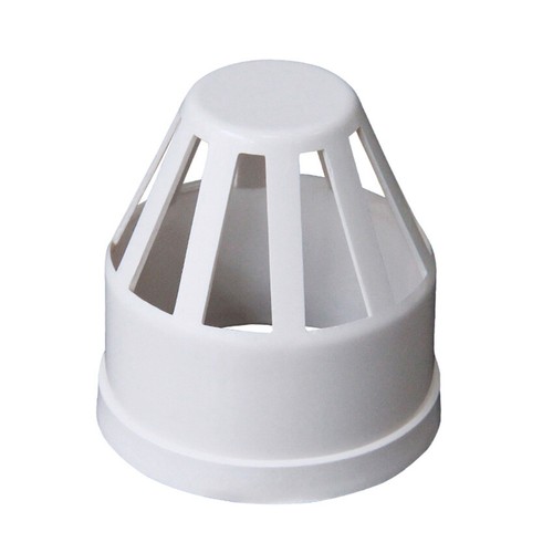 50mm-160mm PVC Drainage Pipe End Caps Breathable Cap Net Vent Terminal ...