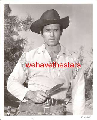 Vintage Clint Walker HANDSOME SEXY COWBOY 50s WB Publicity Portrait | eBay
