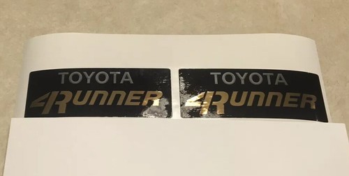 Toyota 4runner Pillar Vent Emblem Badge Nameplate Overlay 2pc 84 85 86 ...