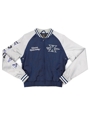 XAVIER UNIVERSITY SEQUINS SATIN JACKET HBCU LONG SLEEVES JACKET | eBay