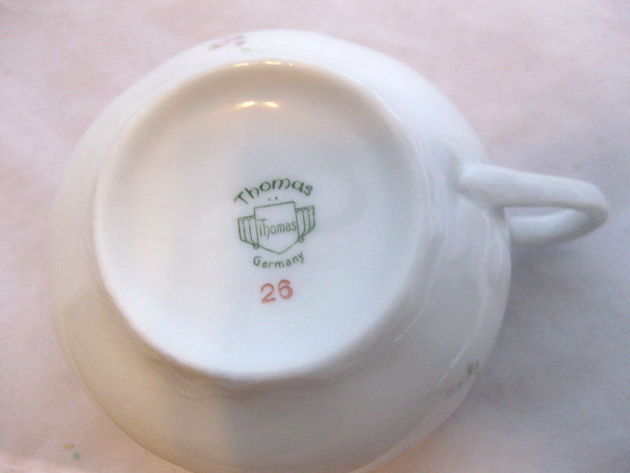 Vintage Thomas China Made In Germany Tea Cups Pink Roses(3) Pattern ...