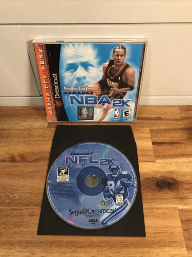 NBA 2K Complete & NFL 2k Disc only (Sega Dreamcast) . Tested. Ships ...