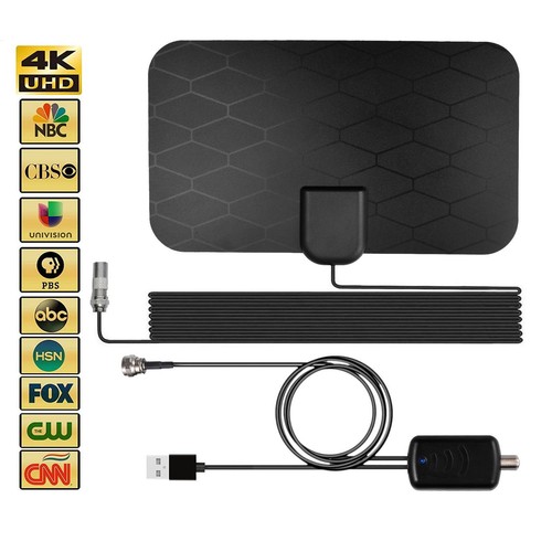 HD Indoor Digital Signal Receiver – 4K Free NBC TV Antenna | High ...