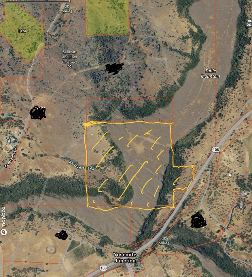 undivided 1 percent interest in 168 acres Tuolomne County CA California ...