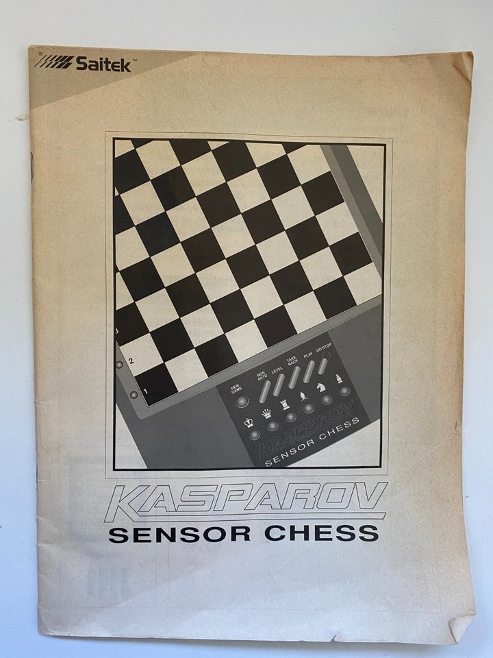 Saitek Kasparov Electronic Sensor Chess Set ~ Complete Set & Manual ~ Working | eBay UK