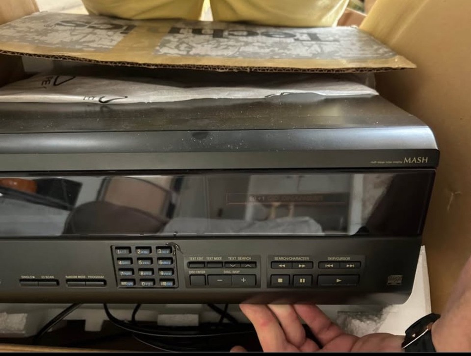 TECHNICS SL-MC4 MASH 60 CD Compact Disc Changer Jukebox w/ Remote ...