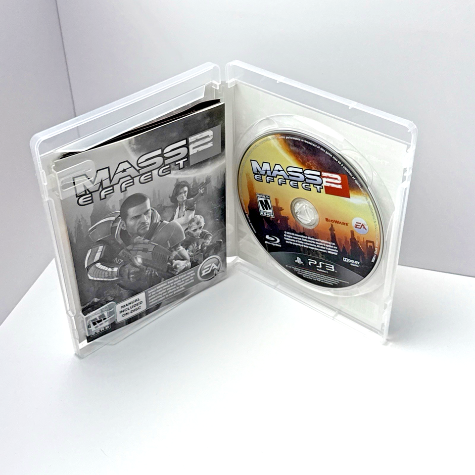 Mass Effect 2 Sony PlayStation 3 PS3 Mint Disc CIB Complete Refurbished ...