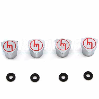 RED M ROTOR VALVE STEM CAPS RX2 RX3 RX4 REPU 12A 13B 20B Rotary Engine ...